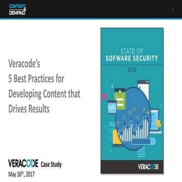 Veracode's 5 Best Practices for Developing Content that Drives Results | PPTX