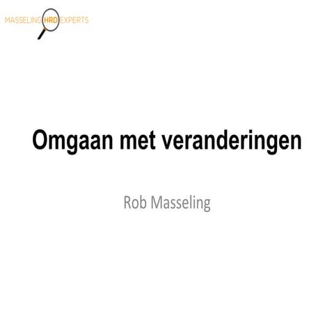 Verander management | PPT