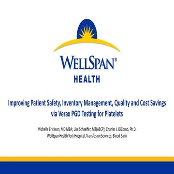 Improving Patient Safety, Inventory Management, Quality and Cost ...