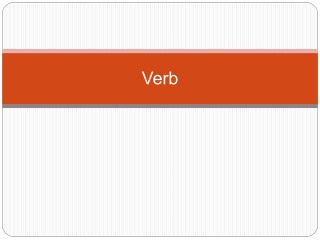Verbs | PPT