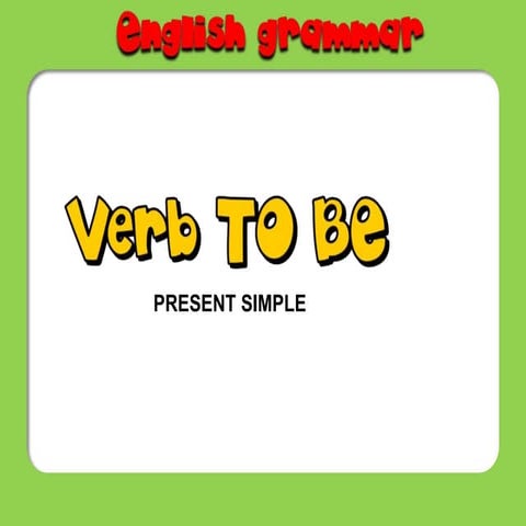 verb-to-be flashcards activities cenyca.ppt