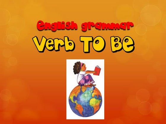 Verb to BE for kids | PPT