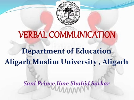 Verbal & Non-Verbal Communication | PPT