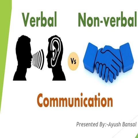 Verbal communication | PPTX
