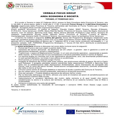 Verbale 1°fg area_tecnica_cd_f_tordino_11_12_2013 | PDF