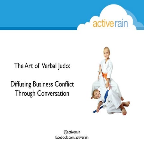 Verbal Judo: The Art of Using Words to Close More Deals | PDF