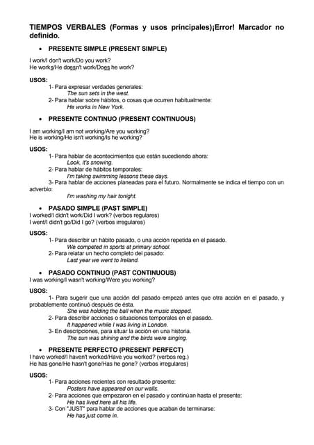 preterite tense | PPT