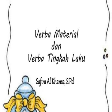 Verba material dan verba tingkah laku | PPTX