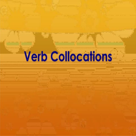 Verbcollocations | PPT