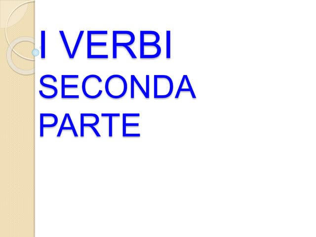 IL VERBO, AZIONI, PERSONE, TEMPI E CONIUGAZIONI | PDF | Personal ...