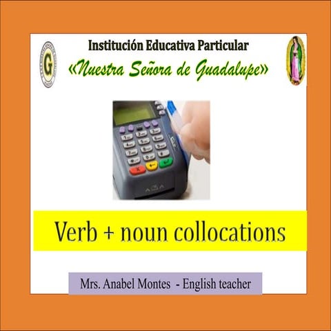 Verb + noun collocations | PPT