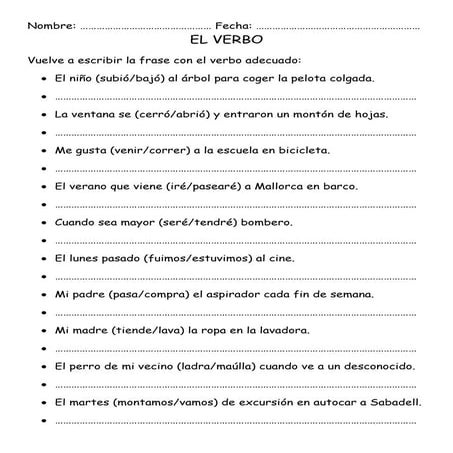 Verbos | PDF