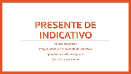 Presente de subjuntivo | PPT