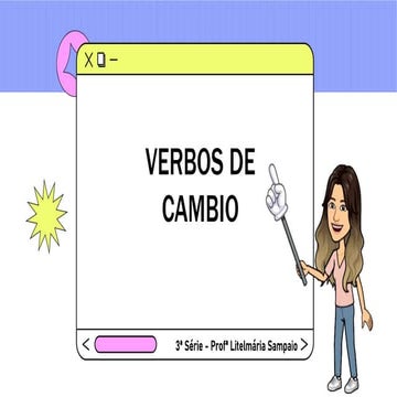 Verbos de cambio | PPTX