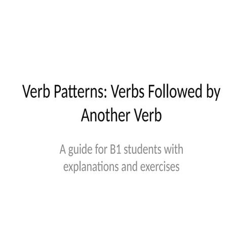 Verb_Patterns A1 level _Presentation.pptx