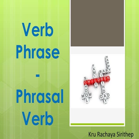 Verb phrase | PPT