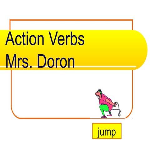 ACTION VERBS | PPT
