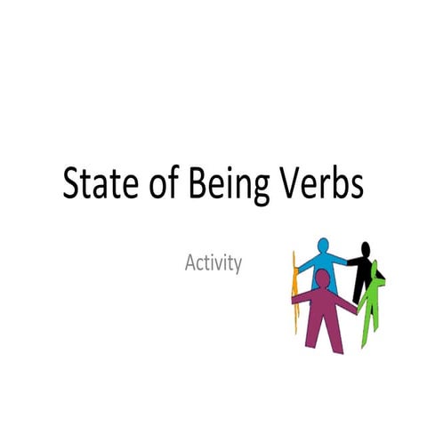 Verbs being | PPT