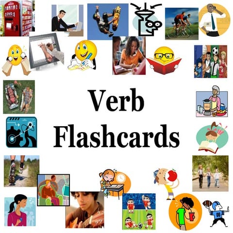 Verbs flashcards. Work with your students and learn verbs | PPT ...