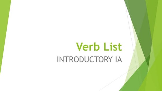 Verb | PDF