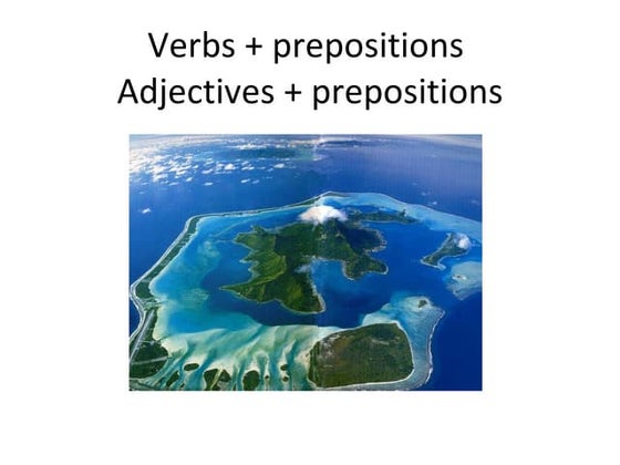 Verbs And Prepositions | PPT