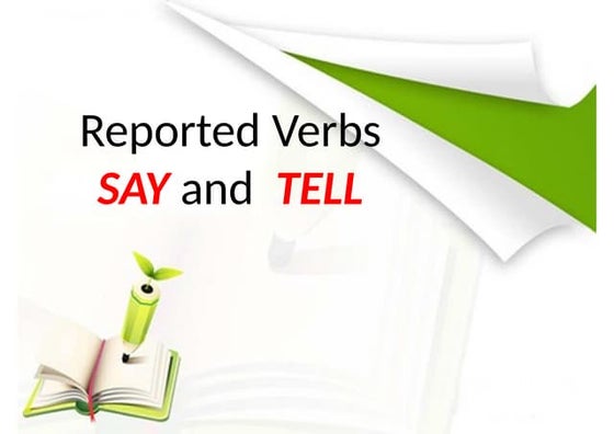 Lenin Quintana - Verbs-Say-and-Tell-.pptx
