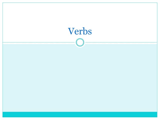 TENSES OF VERBS 6 | PPTX