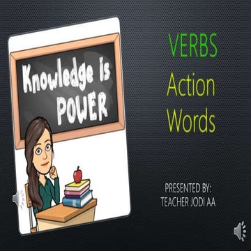 Verbs Lesson | PPTX