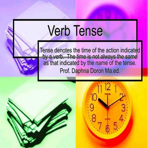 Verb tense | PPT