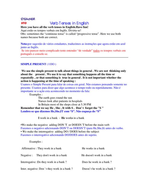 SIMPLE PAST TENSE Power Point presentation | PPT