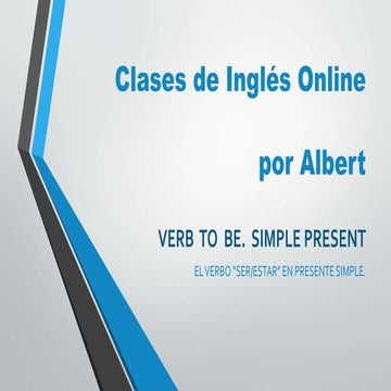 Verb to be | PPTX