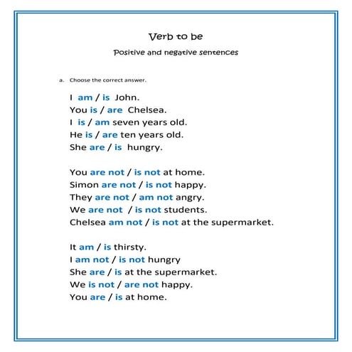 verb to be kids.pdf
