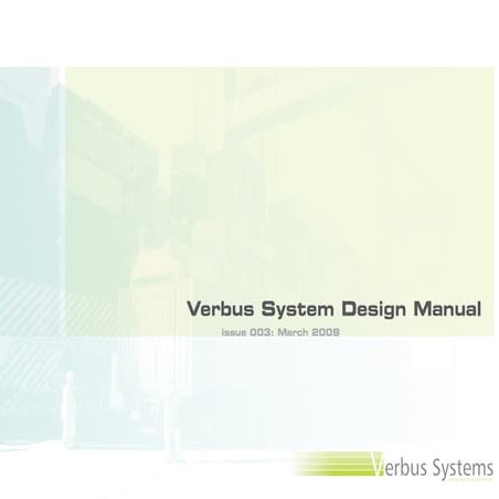 Verbus System Design Manual | PDF