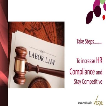 Take steps to increase HR Compliance and stay Competitive | PDF