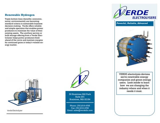 Verde Llc / Angstrom Advanced Inc presentations