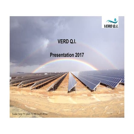 VERD Q.I. corporate presentation 2017 | PDF