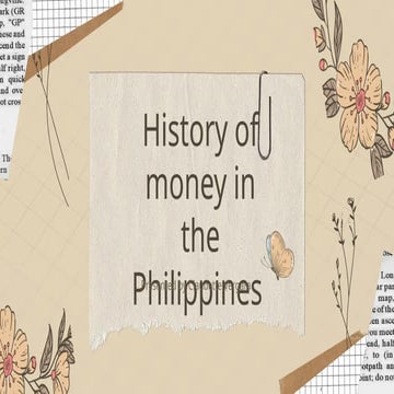 Evolution of philippine money | PPTX