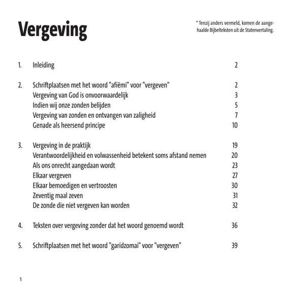 Vergeving in de Bijbel | PDF