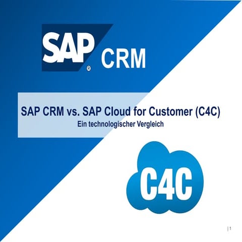SAP C4C overview | PPTX
