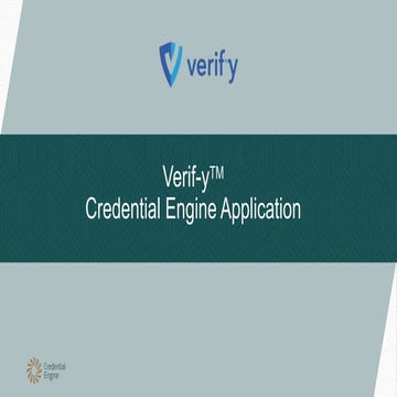 Verif-y Application | PPT