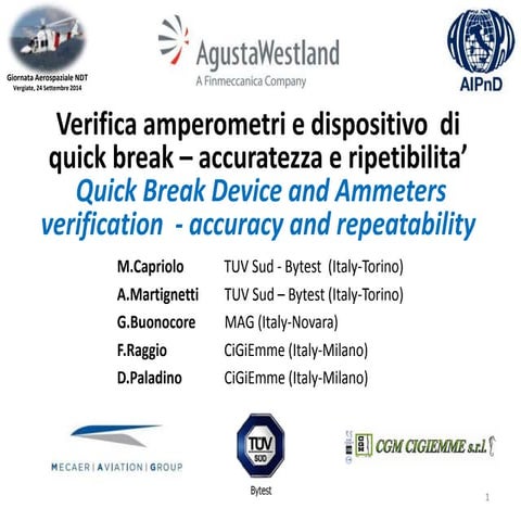 Verifica amperometri versione definitiva | PPT