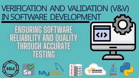 What Is Verification vs. Validation In Software Testing? | PPT