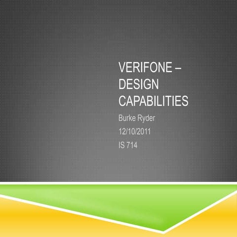 Verifone – final | PPT