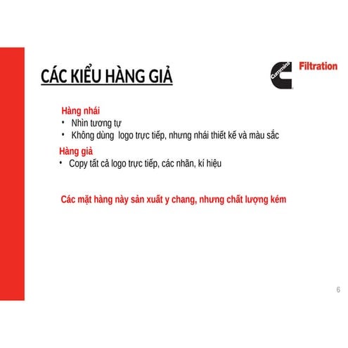 Fleetguard genuine definition vietnamese .pptx