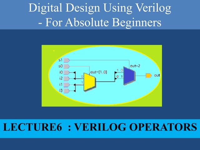 Verilog Operators Ppt