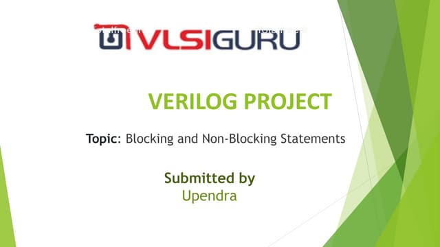 verilog_blocking_non_blocking_statements | PPT verilog_blocking_non_blocking_statements | PPT