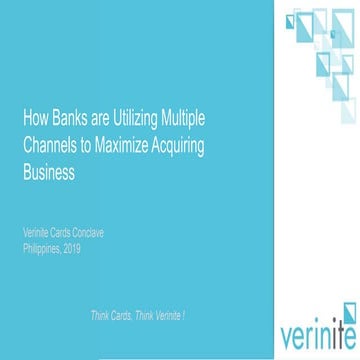 Verinite cards conclave: How Banks are utilizing multiple channels to ...