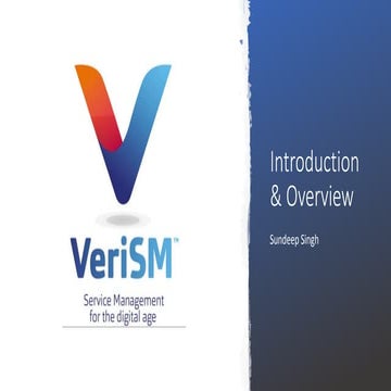 VeriSM - Overview & Intro | PPT