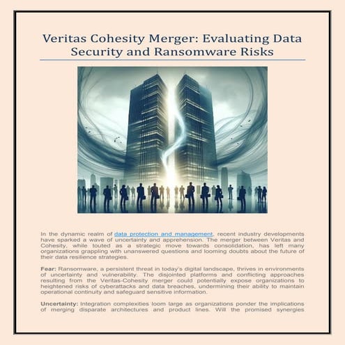 Veritas Cohesity Merger - Evaluating Data Security and Ransomware Risks.pdf