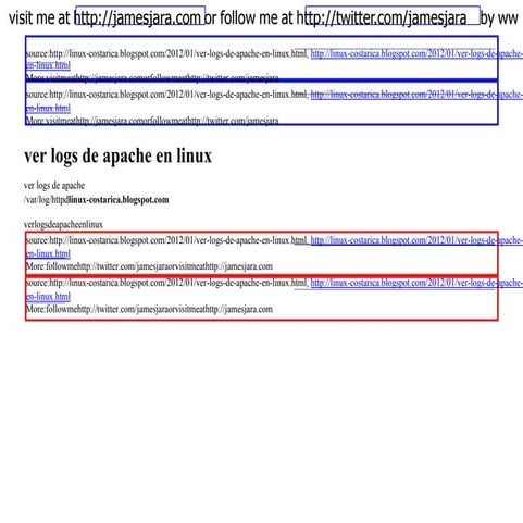 Ver logs de_apache_en_linux | PPT